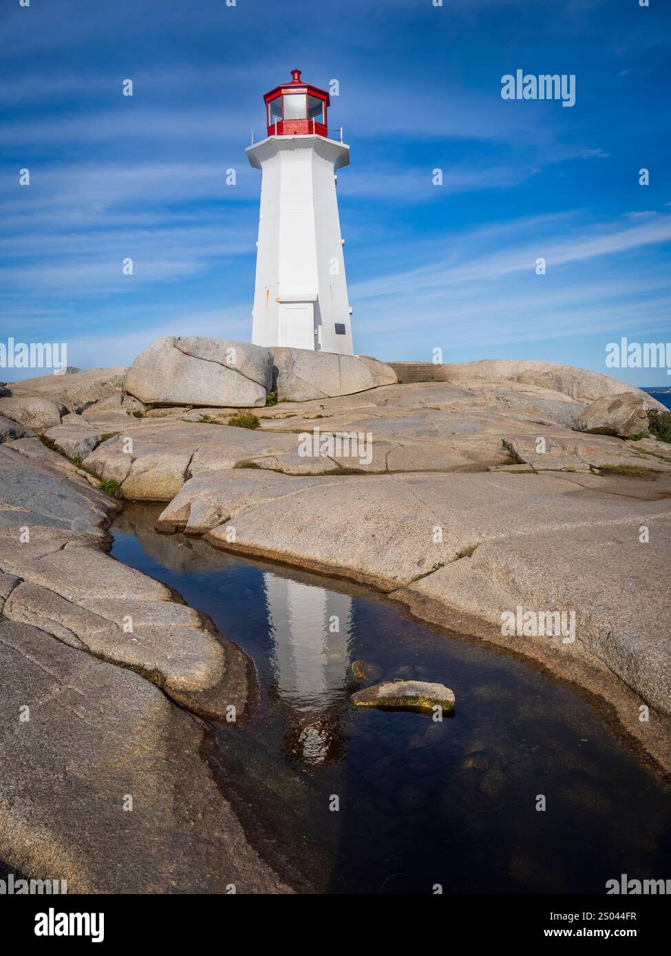 Peggys Point Lighthouse also known as Peggys Cove Lighthouse at the ...