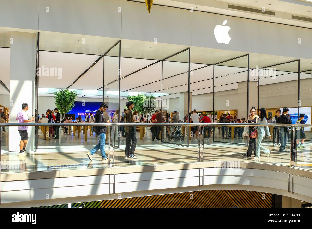 Melbourne, Australia. 24th Dec, 2024. People are seen inside and ...