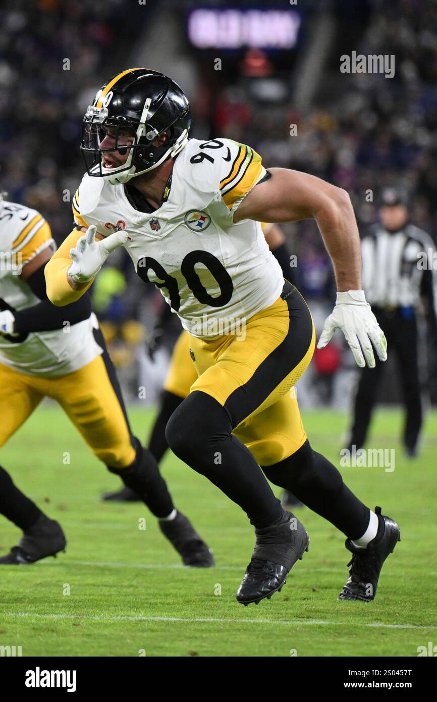 Pittsburgh Steelers linebacker T.J. Watt (90) in action during the ...