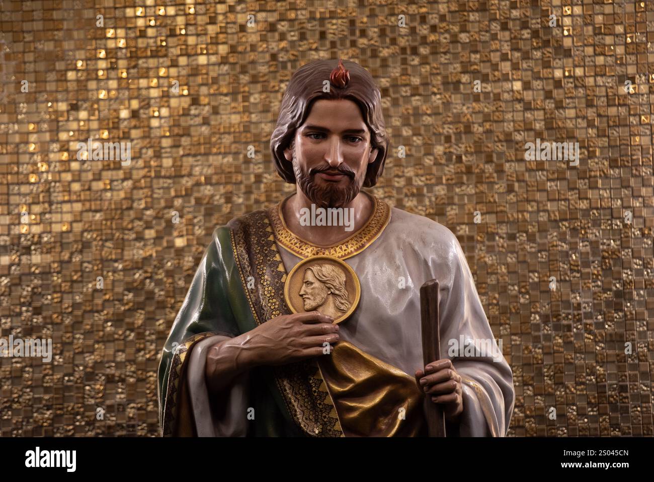 Bangkok, Thailand. 24th Dec, 2024. Saint Jude Thaddeus apostle of Jesus ...