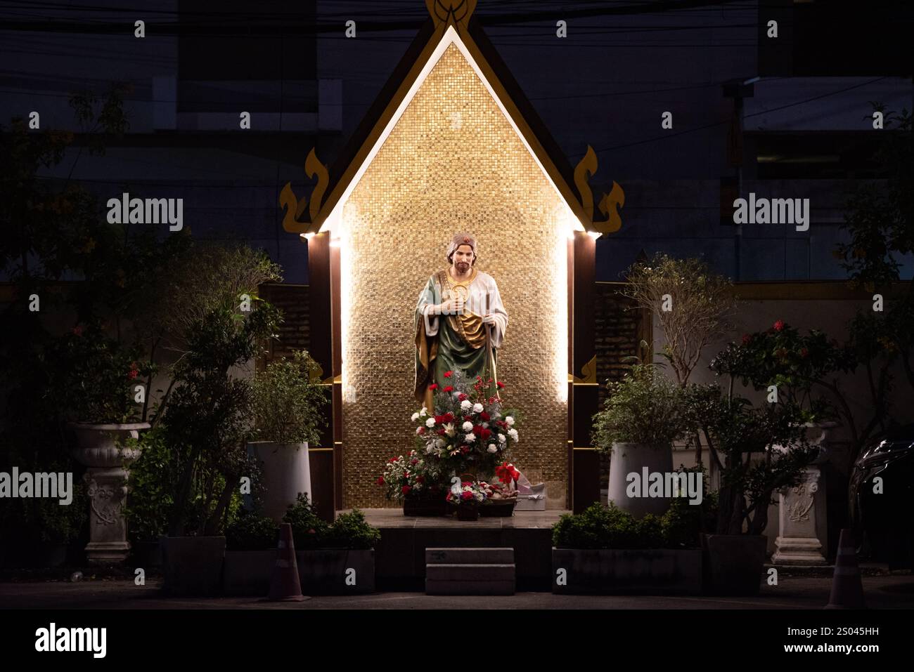 Bangkok, Thailand. 24th Dec, 2024. Saint Jude Thaddeus apostle of Jesus ...