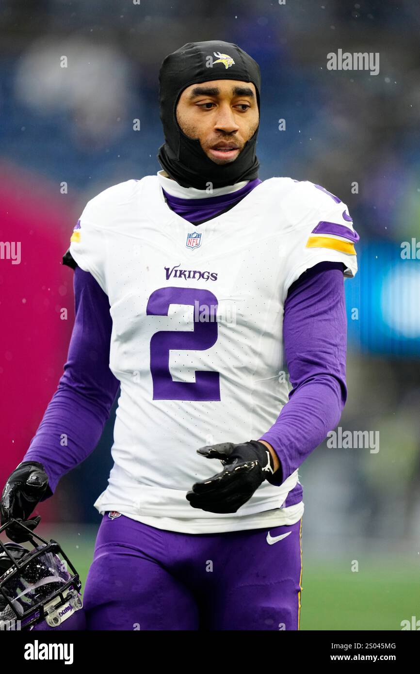 Minnesota Vikings cornerback Stephon Gilmore (2) looks on before an NFL ...