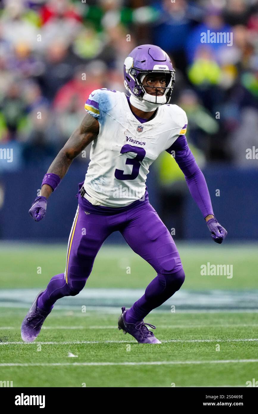 Minnesota Vikings wide receiver Jordan Addison (3) runs down the field ...