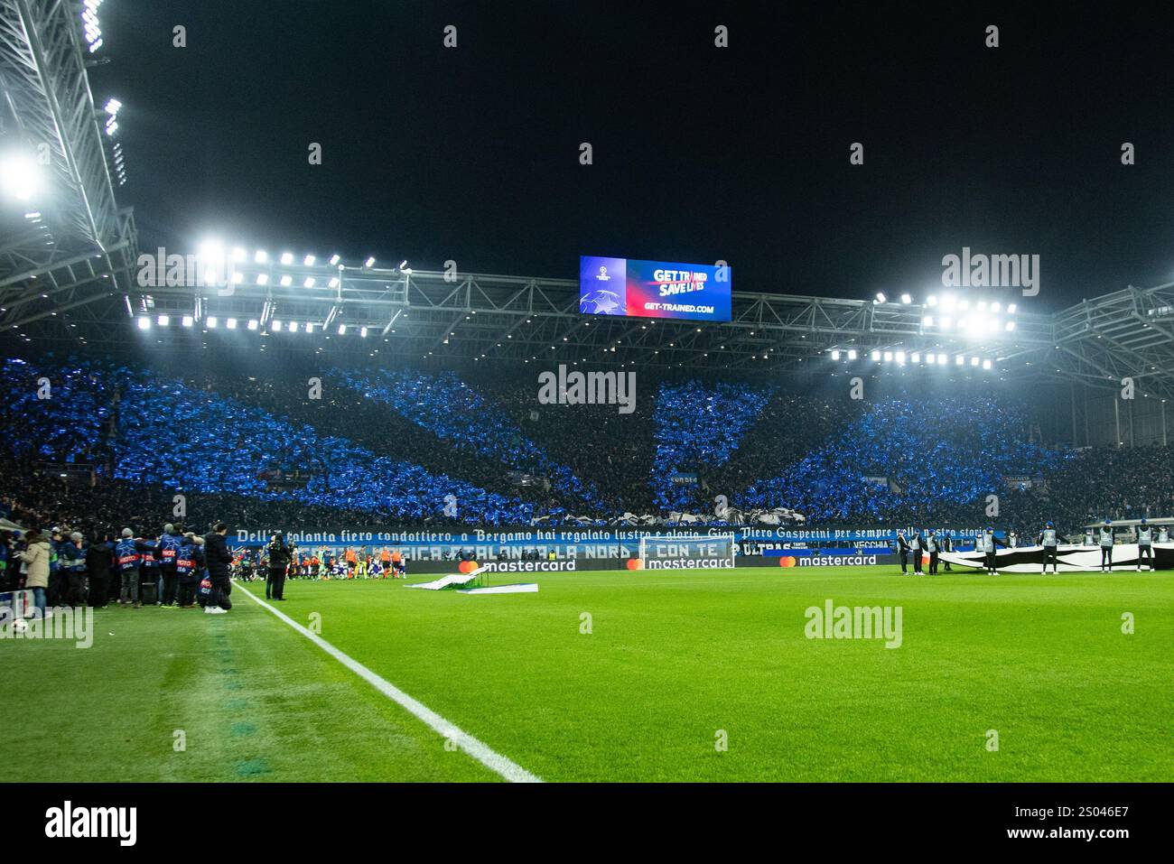 Bergamo, Italy. 10 December 2024. Gewiss Stadium. UEFA Champions League ...