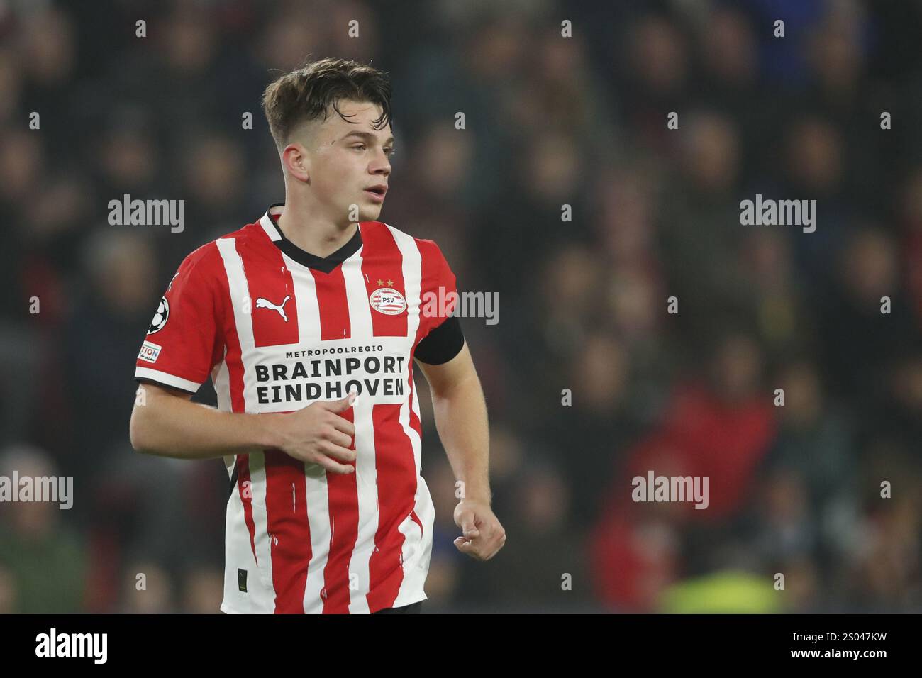 EINDHOVEN - Matteo Dams of PSV Eindhoven during the UEFA Champions league match between PSV ...