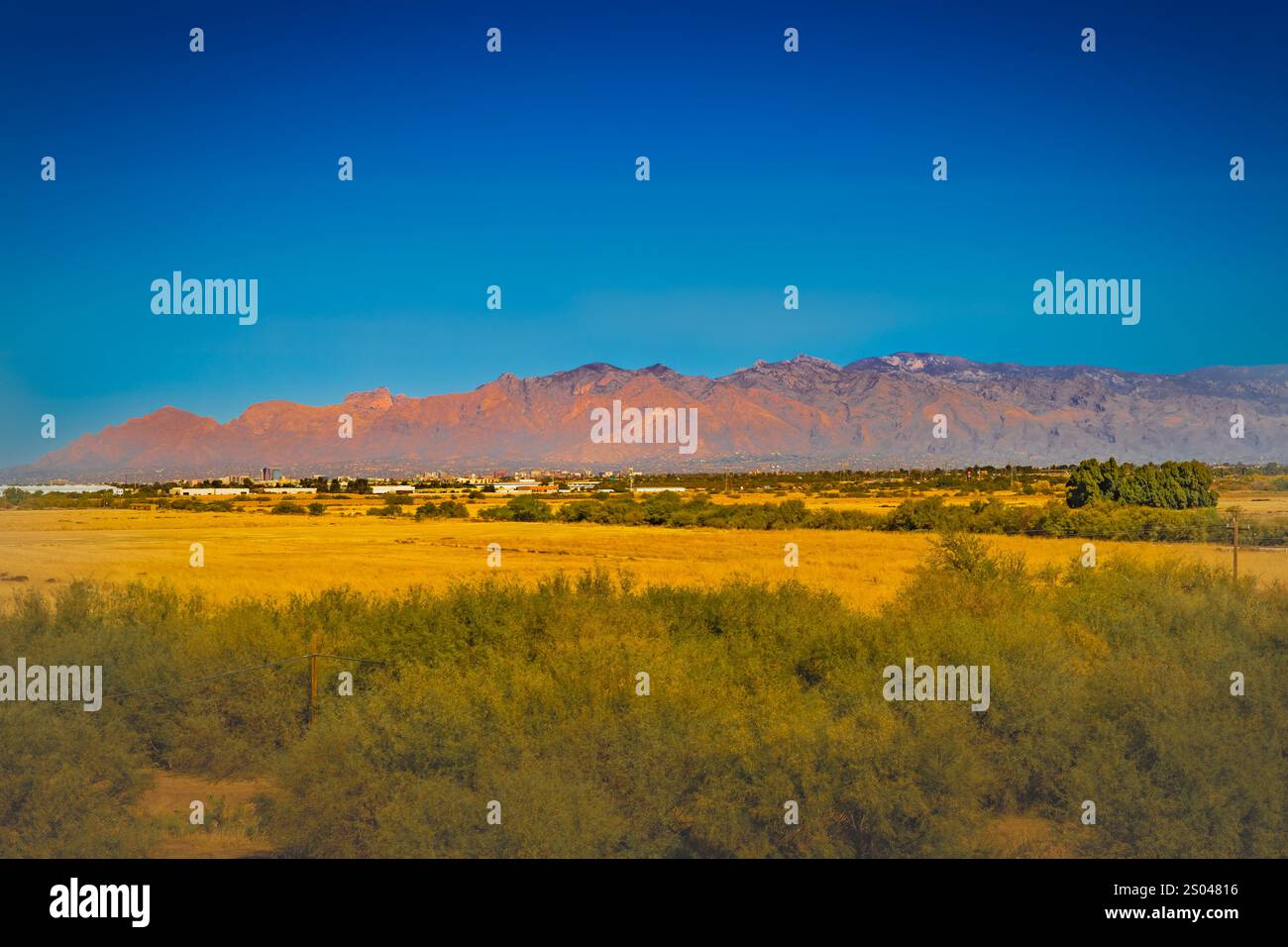 Tucson AZ mountain scape December 2024 Stock Photo - Alamy