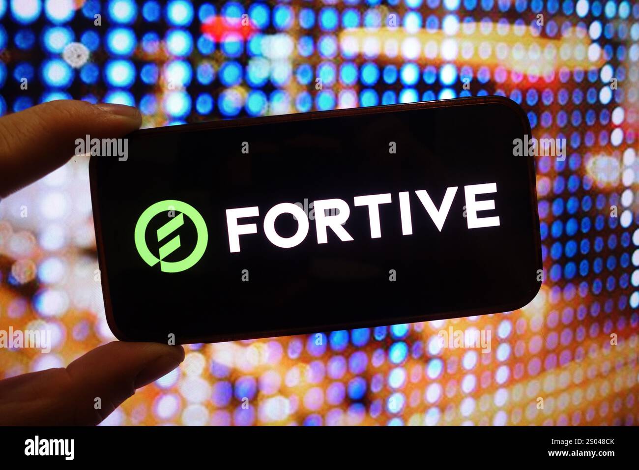 Poland. 23rd Dec, 2024. In this photo illustration, the Fortive company ...