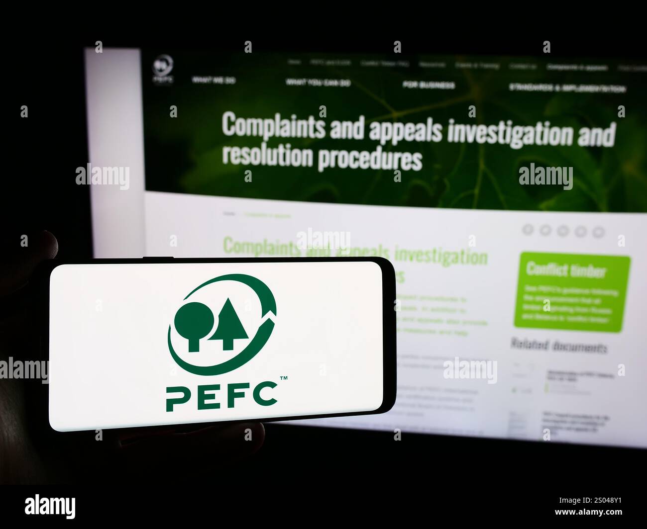 Germany. 01st July, 2024. In this photo illustration, a person is holding a smartphone with the ...