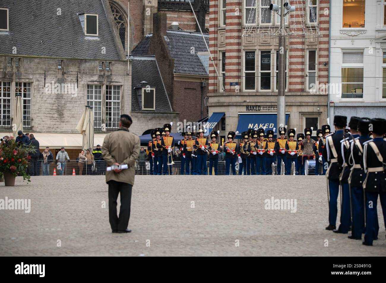 Many Soldiers Marching On The Dam At Amsterdam The Netherlands 10-12 ...