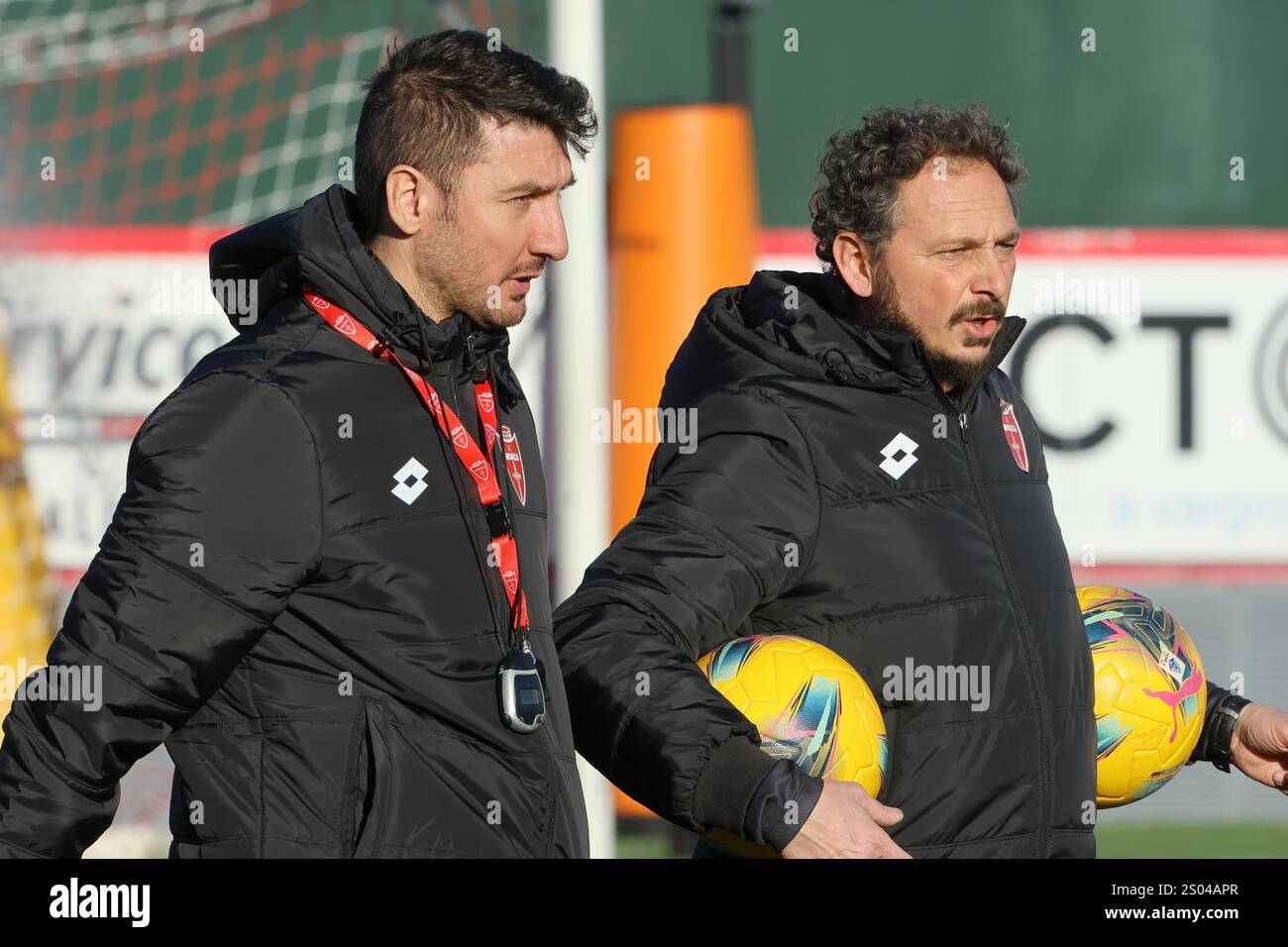 Monza, Italia. 24th Dec, 2024. AC Monza's head coach Salvatore ...