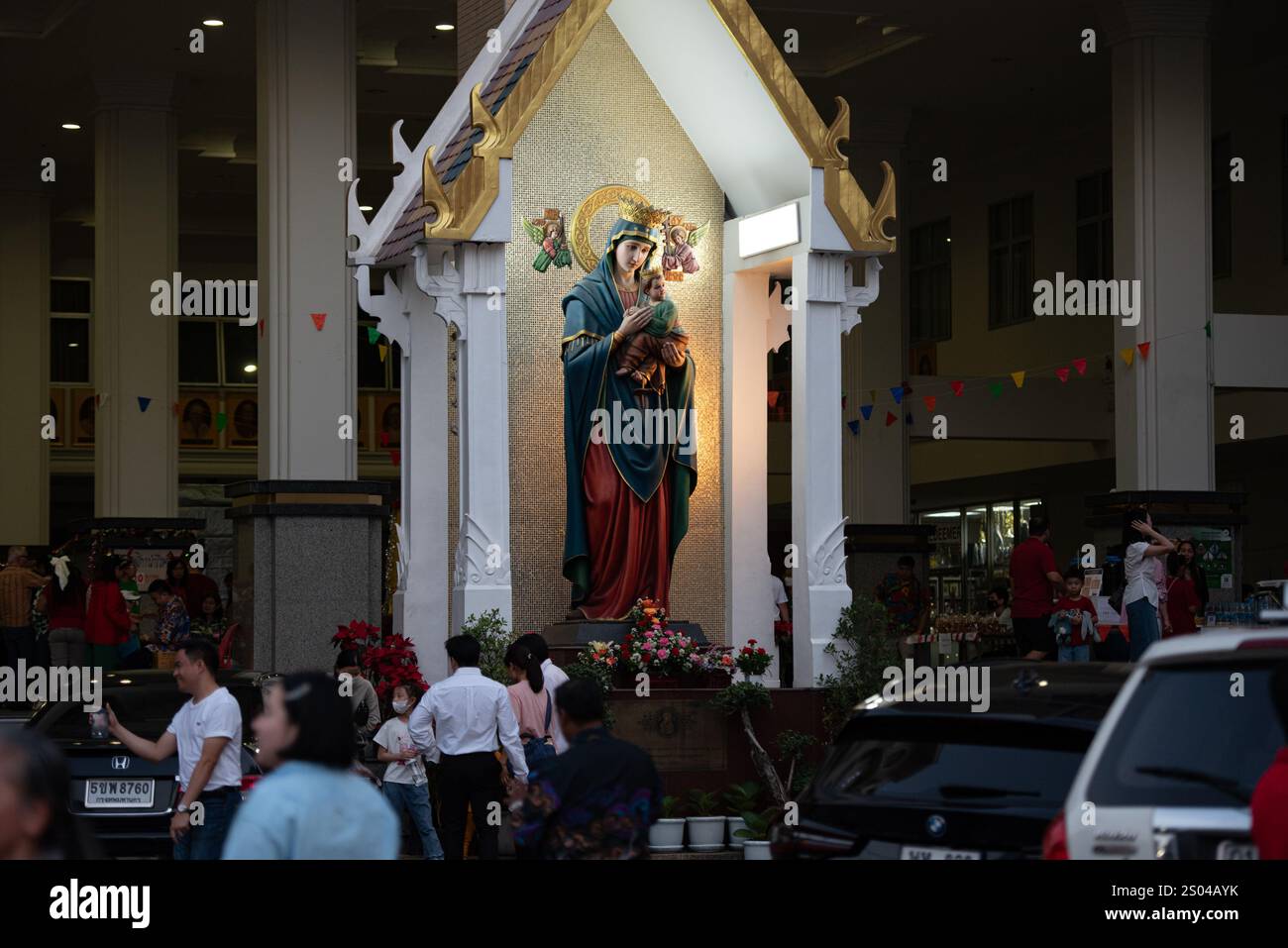 Bangkok, Thailand. 24th Dec, 2024. Our lady of perpetual help catholic ...