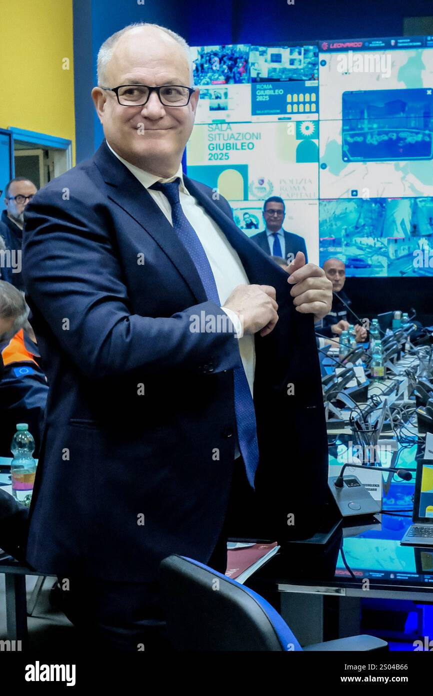 Il Sindaco di Roma Roberto Gualtieri in occasione dell’attivazione ...