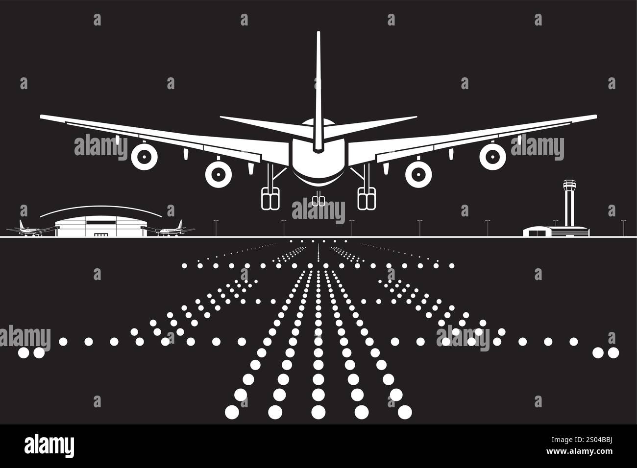 Approach to town Stock Vector Images - Alamy