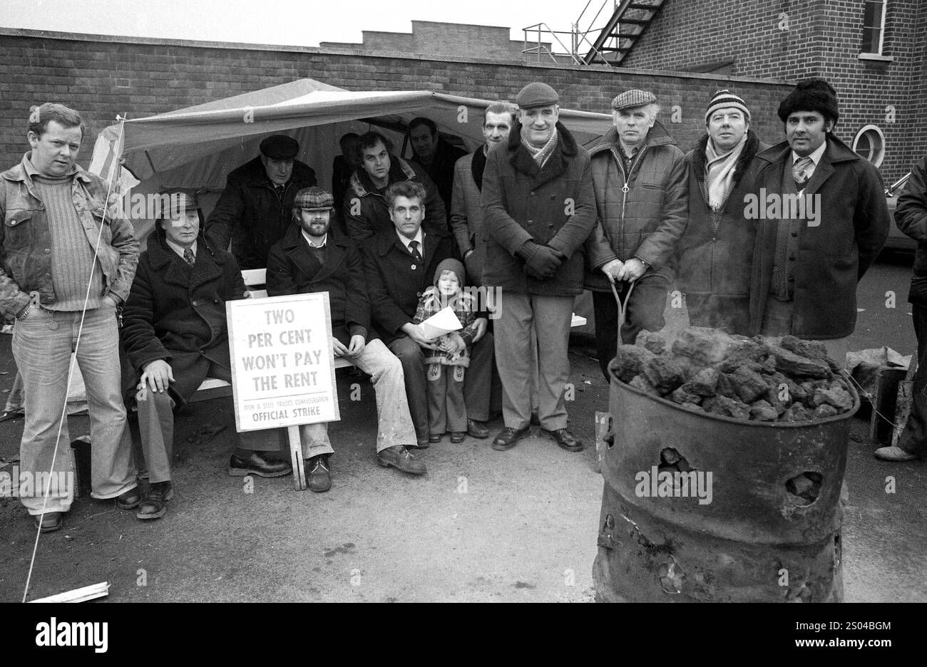 Uk steel strike 1980 hi-res stock photography and images - Alamy