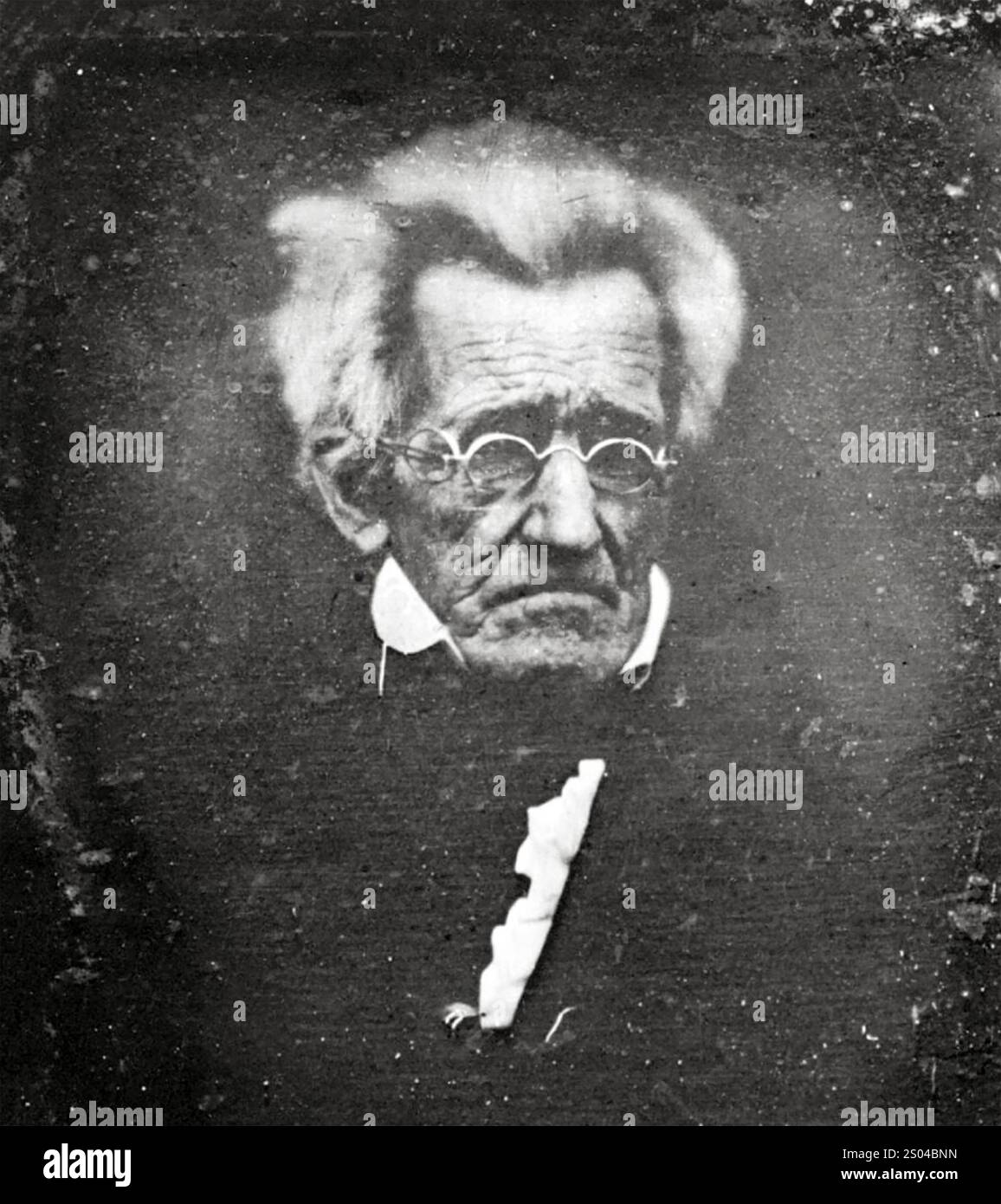 ANDREW JACKSON (1767-1845) former US President in his later years Stock ...