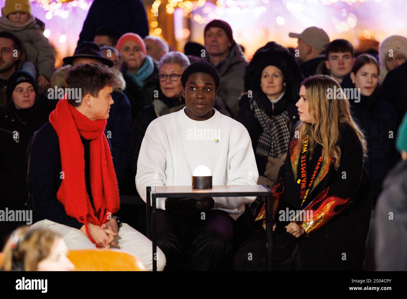 Brugge, Belgium. 24th Dec, 2024. Actor Thomas De Smet, Actor Francisco ...