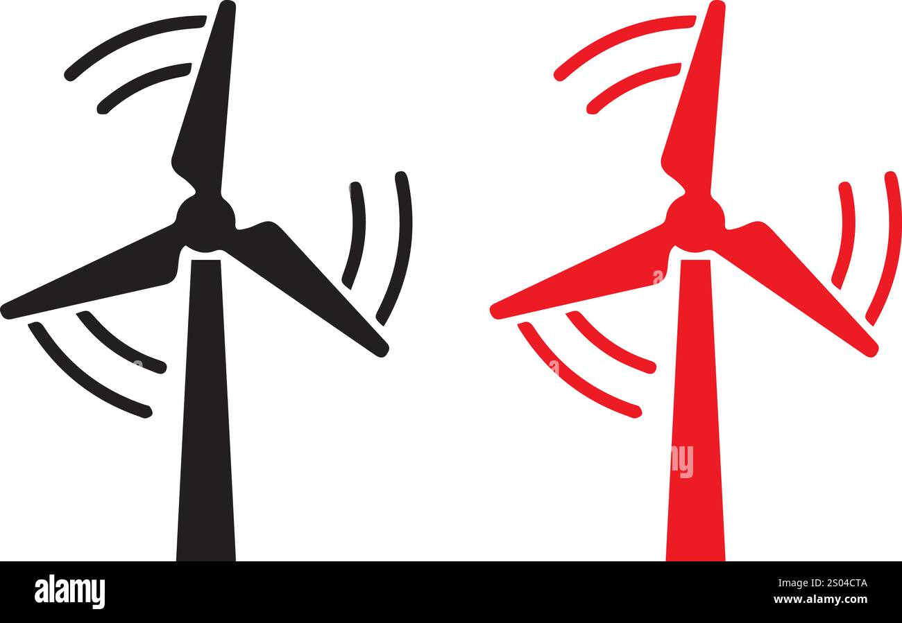 vector wind rose, wind technology illustration Stock Vector Image & Art ...