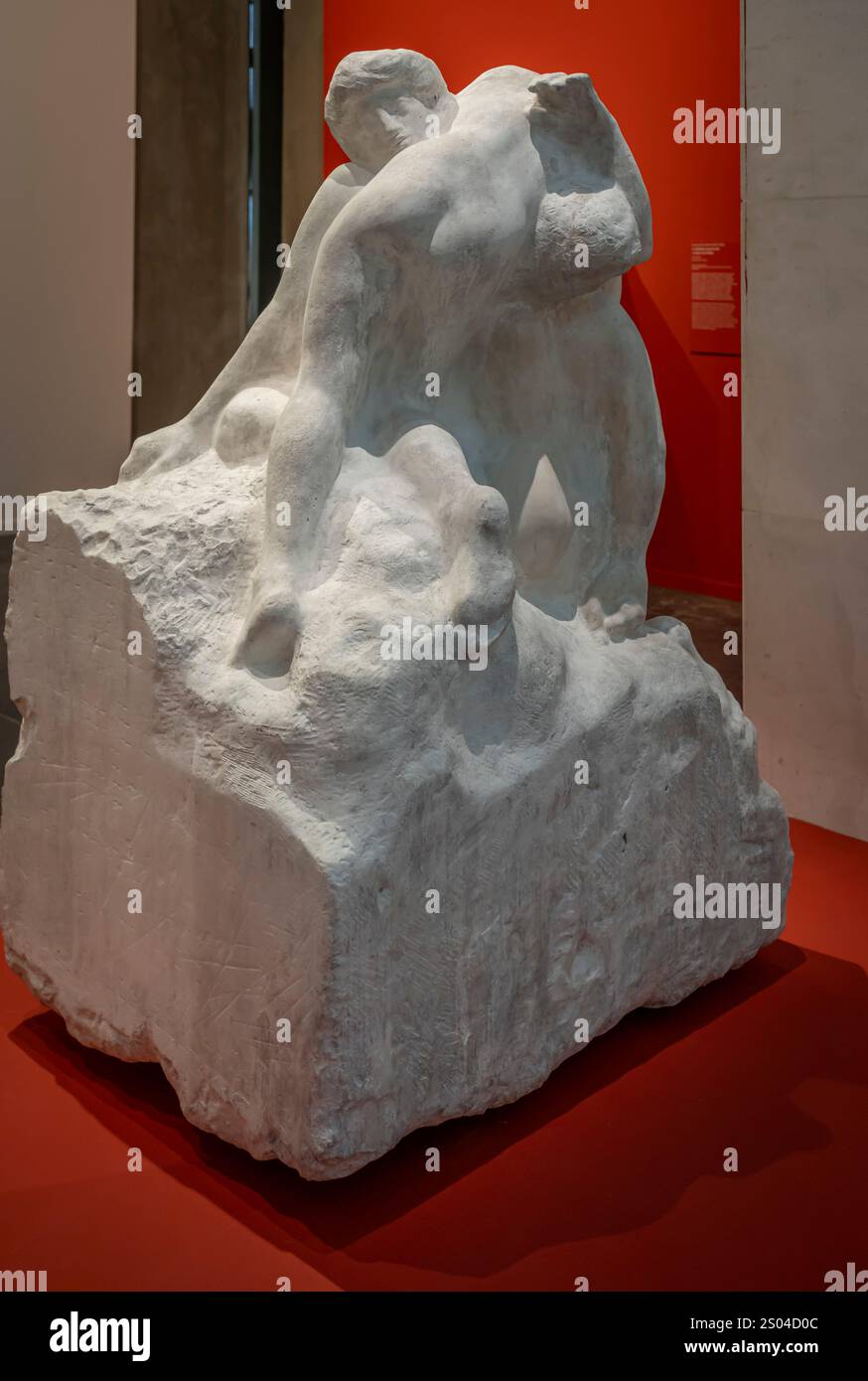 Paris, France - 12 14 2024: Bourdelle Museum. Stone sculpture The Souls ...