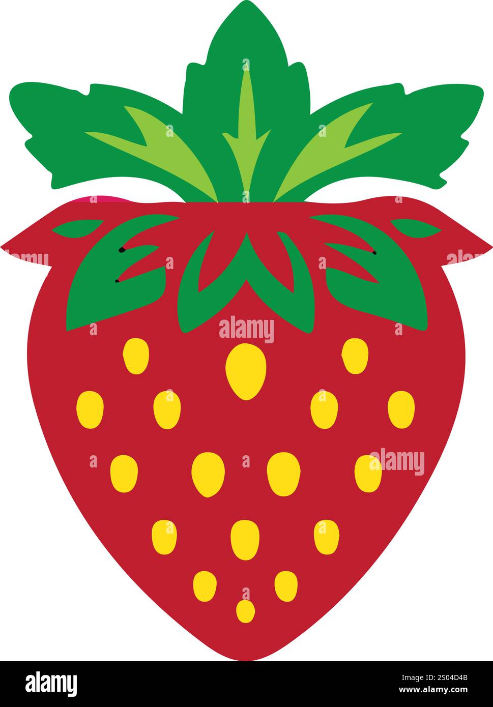 vector strawberry fruit illustration Stock Vector Image & Art - Alamy