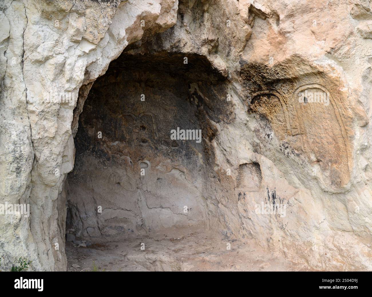Mahkemeagacin Ancient Rock Churches in Kizilcahamam, Ankara, Turkey ...
