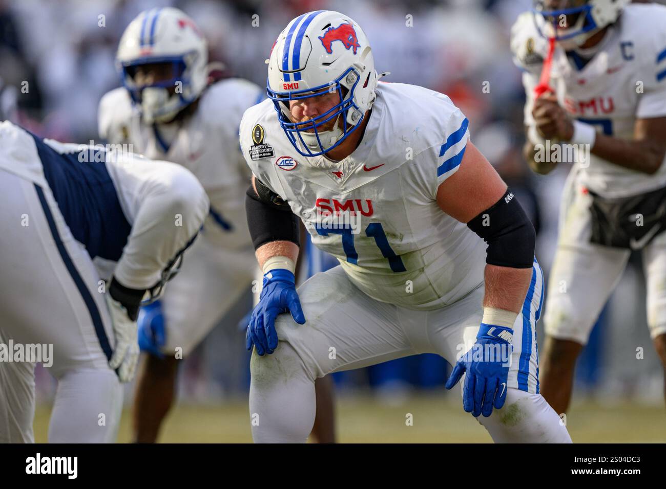 State College, PA, USA. 21st Dec, 2024. Southern Methodist Mustangs ...
