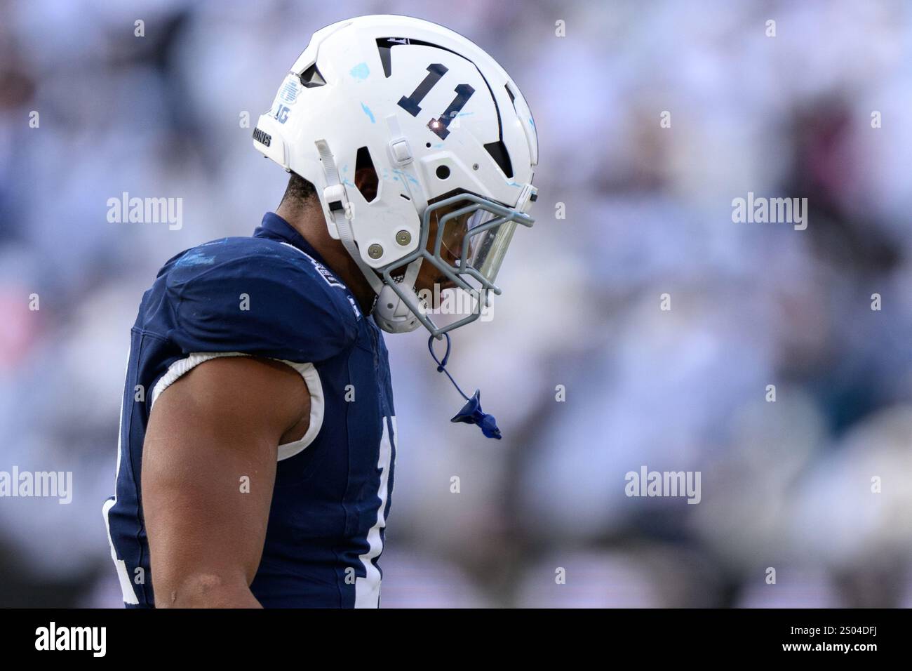State College, PA, USA. 21st Dec, 2024. Penn State Nittany Lions defensive end Abdul Carter (11 ...