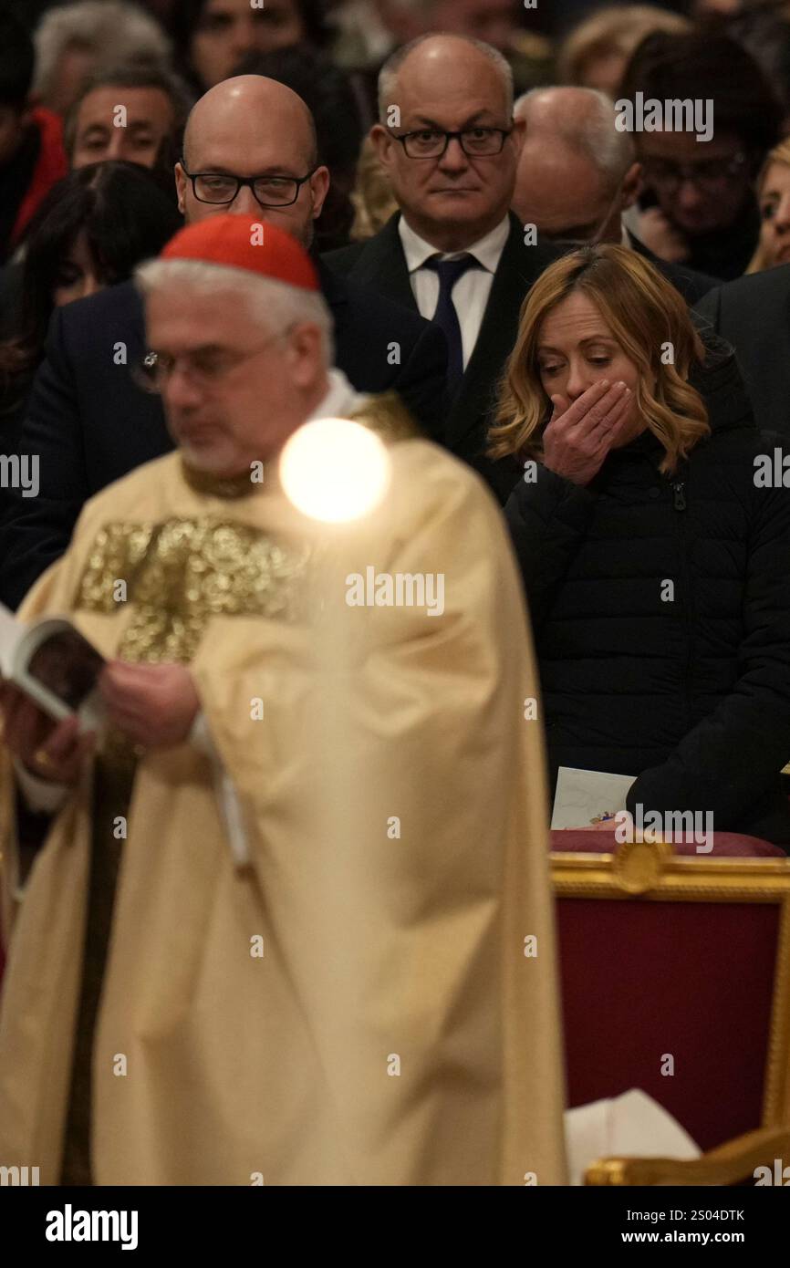 From right, Italian Premier Giorgia Meloni, Rome's Mayor Roberto ...