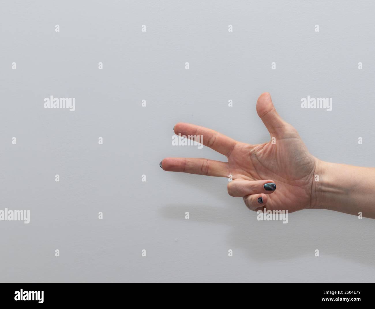 Direct numeral gesture hi-res stock photography and images - Alamy