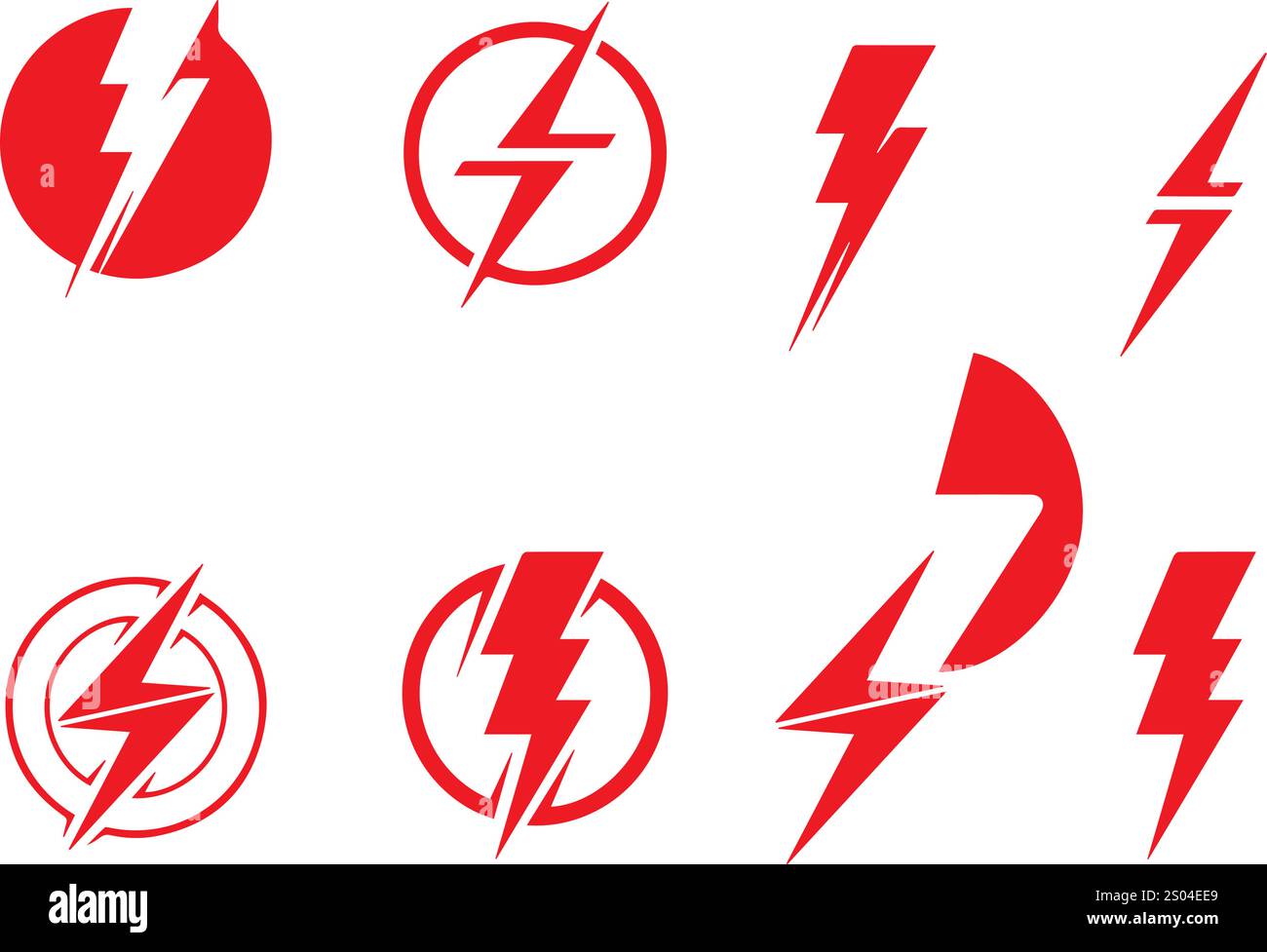 vector lightning drawing design Stock Vector Image & Art - Alamy