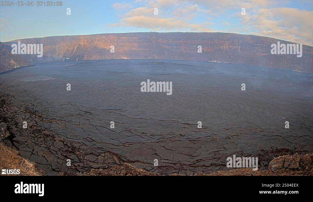 This aerial photo provided by the U.S. Geological Survey, shows the ...