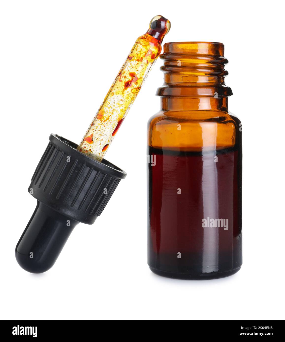 Brown medicine bottle pipette Cut Out Stock Images & Pictures - Alamy