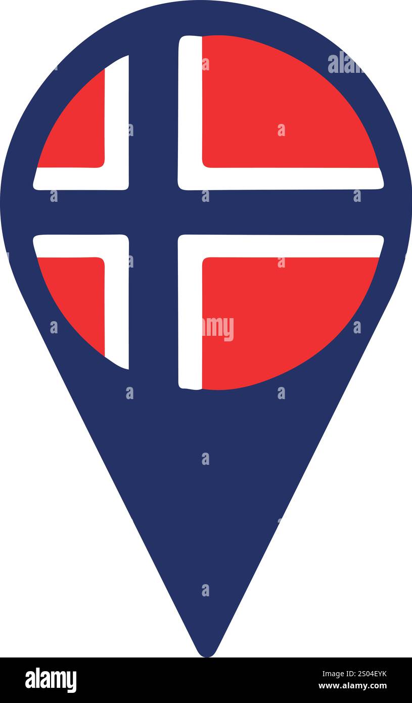 vector norwegian flag illustration Stock Vector Image & Art - Alamy