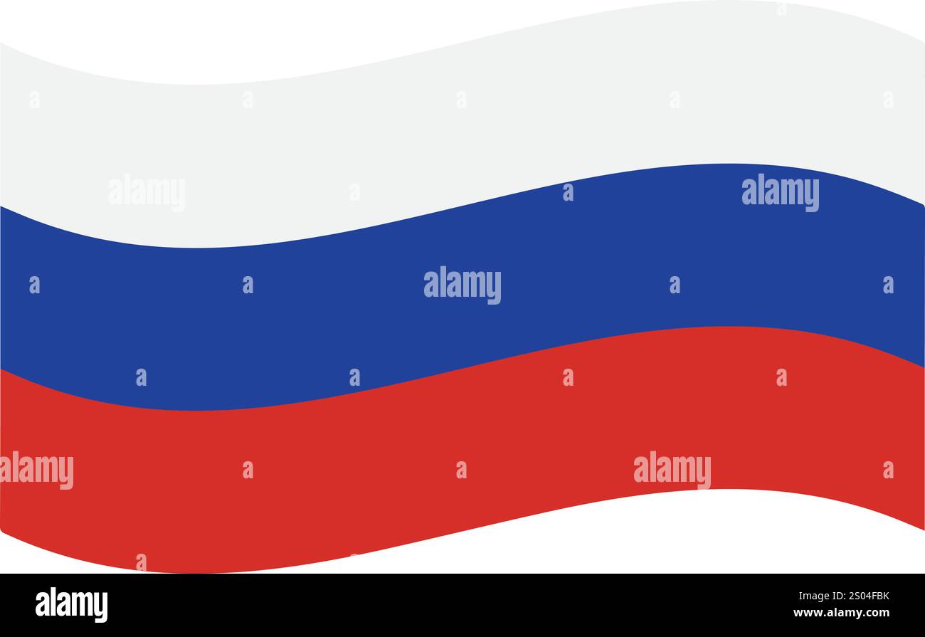vector russia flag drawing Stock Vector Image & Art - Alamy