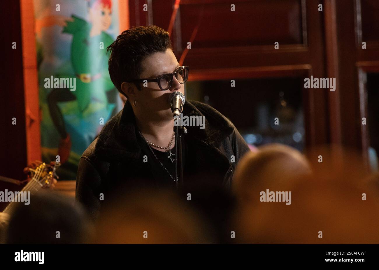 Shobsy takes part in the annual Christmas Eve busk outside the Gaiety ...