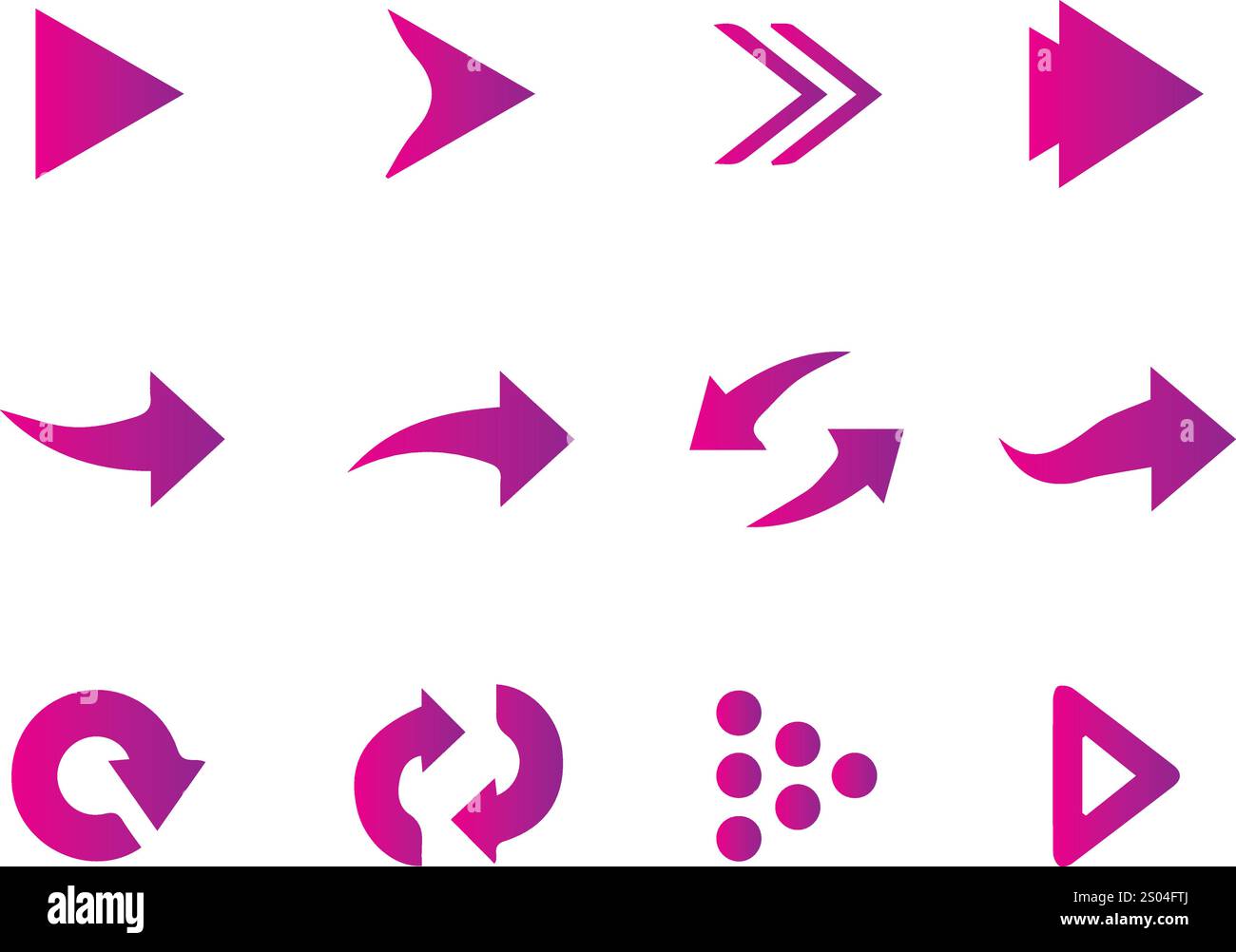 Vector colorful set of social media, web, communication icons, symbols ...