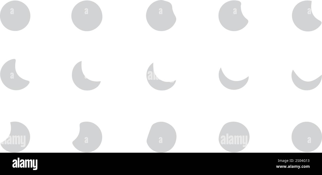 vector moon and moon phases Stock Vector Image & Art - Alamy