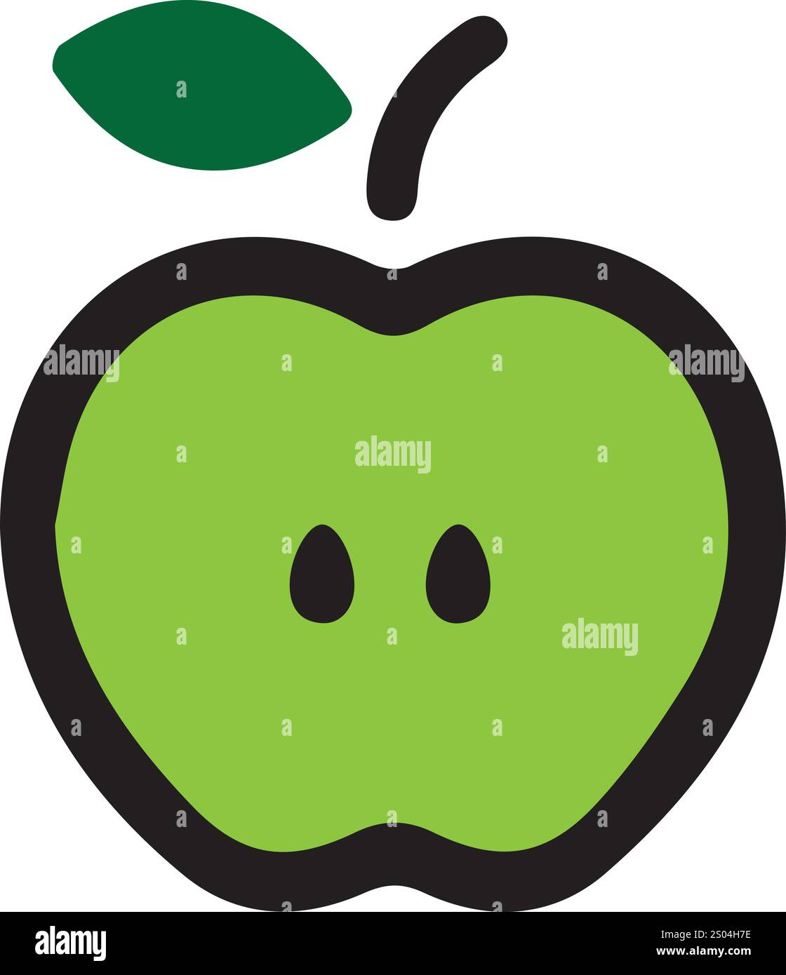 vector apple fruit design Stock Vector Image & Art - Alamy