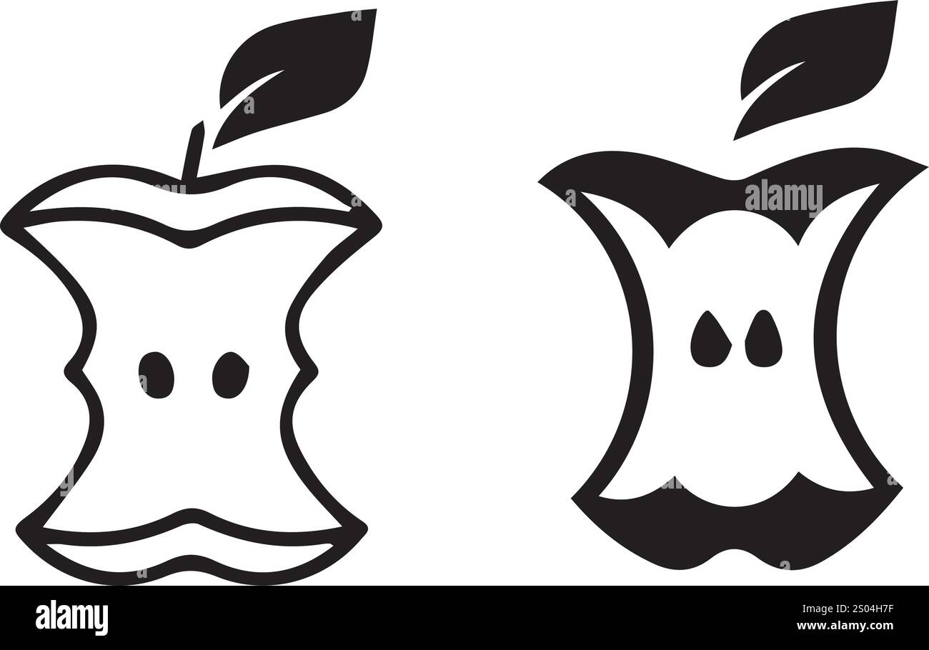 vector apple fruit design Stock Vector Image & Art - Alamy