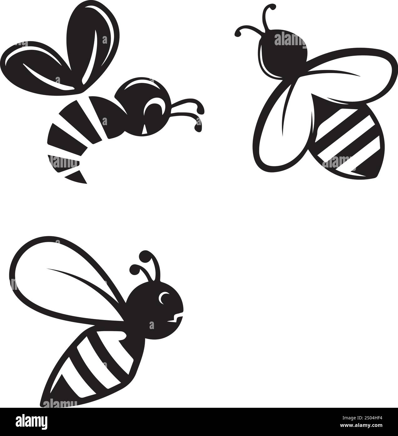 vector bee animal illustration design Stock Vector Image & Art - Alamy