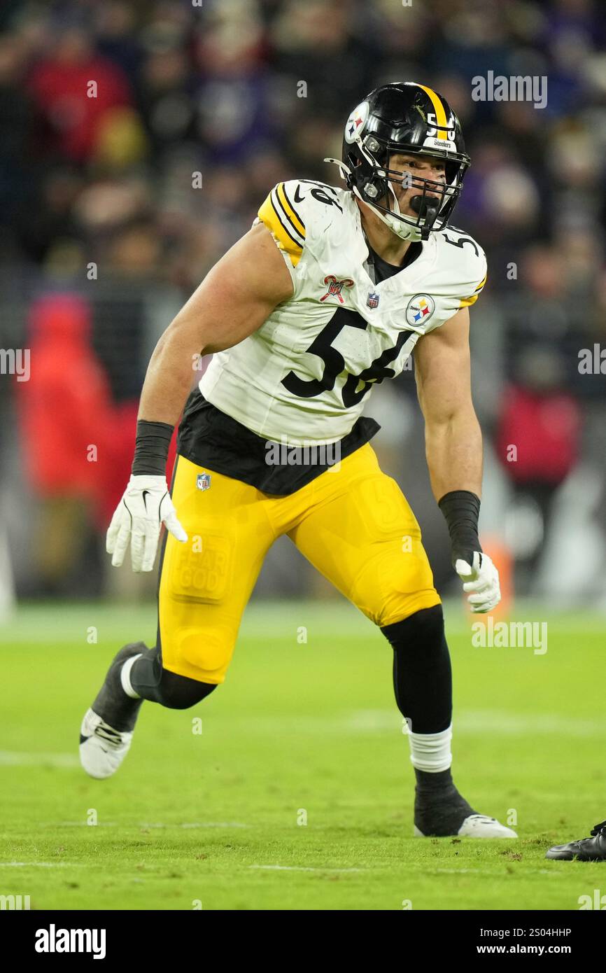 Pittsburgh Steelers linebacker Alex Highsmith (56) rushes the passer ...