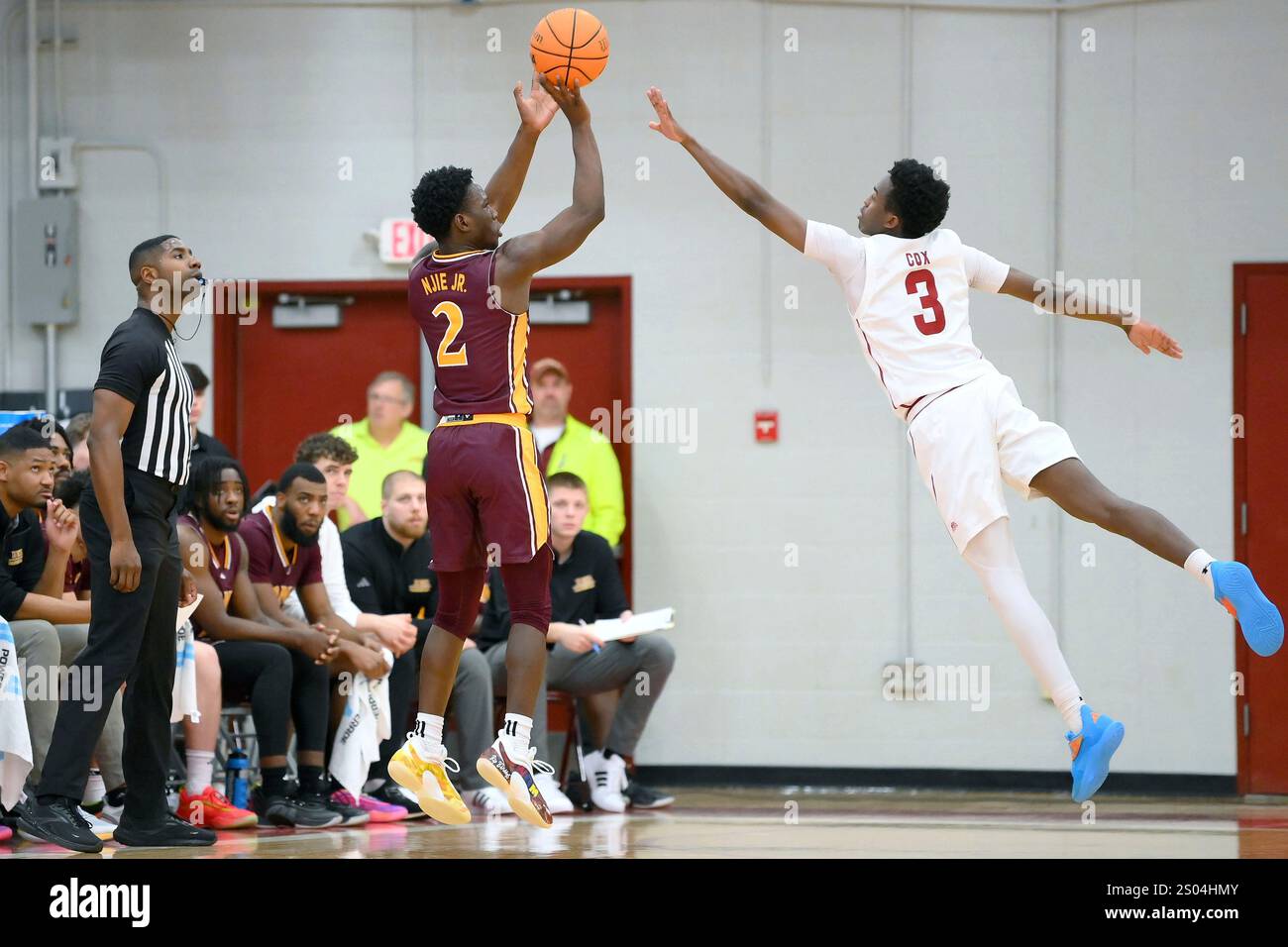 December 22, 2024: Iona Gaels guard Adam Njie (2) shoots the ball as ...