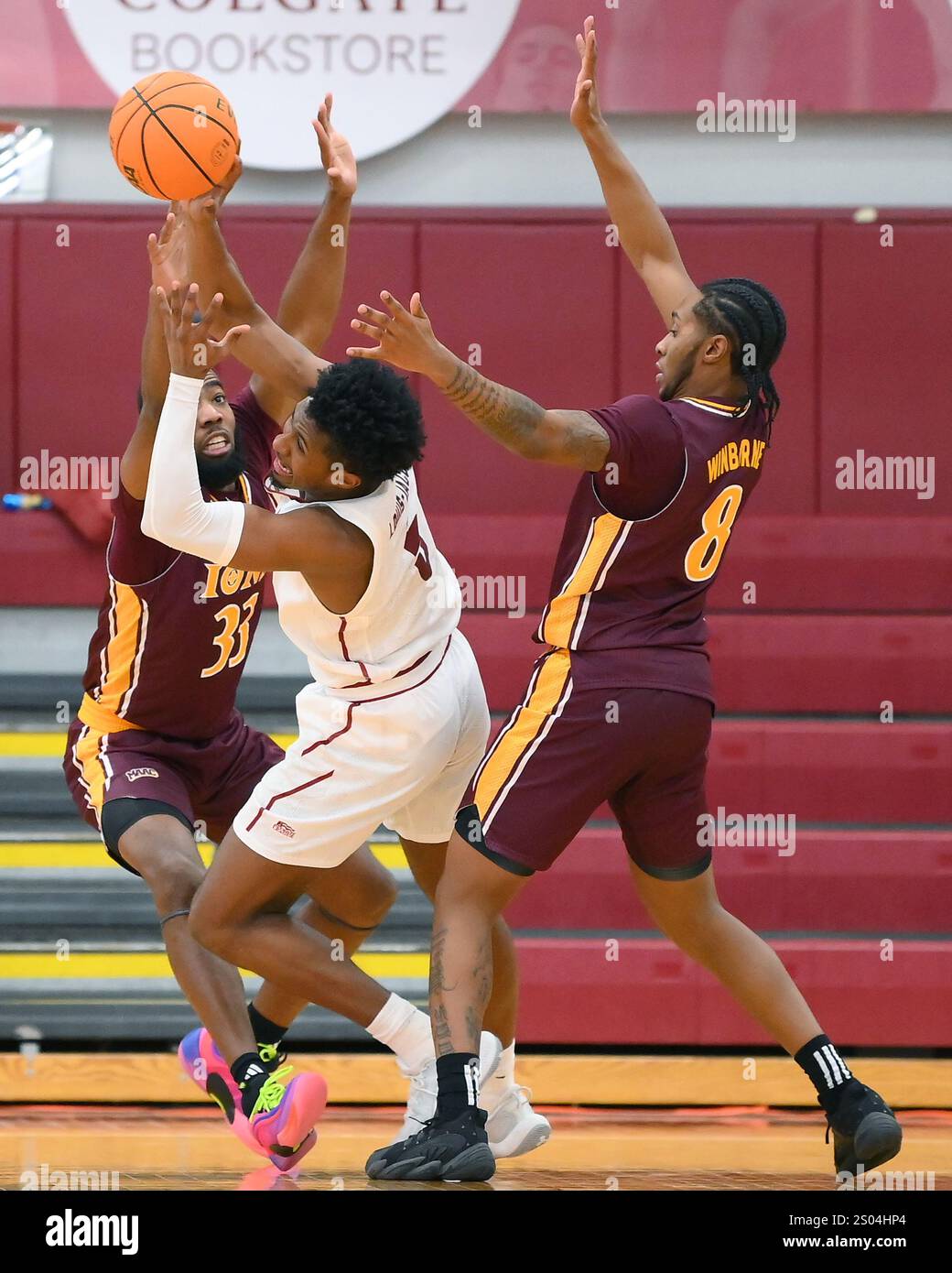 December 22, 2024: Iona Gaels guard Jalen Barr (33), Colgate Raiders ...