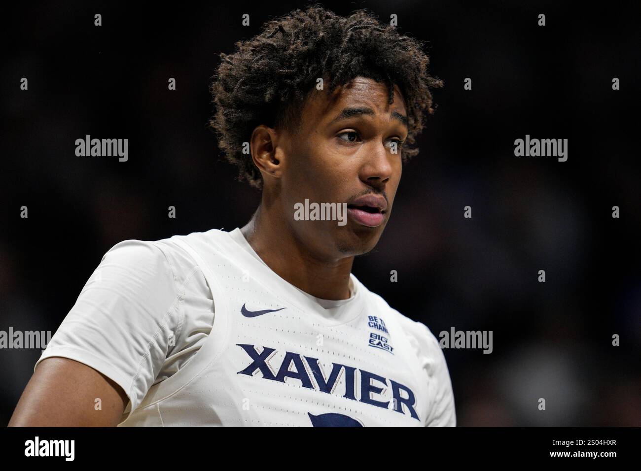 Xavier guard Dailyn Swain (3) plays during an NCAA college basketball ...