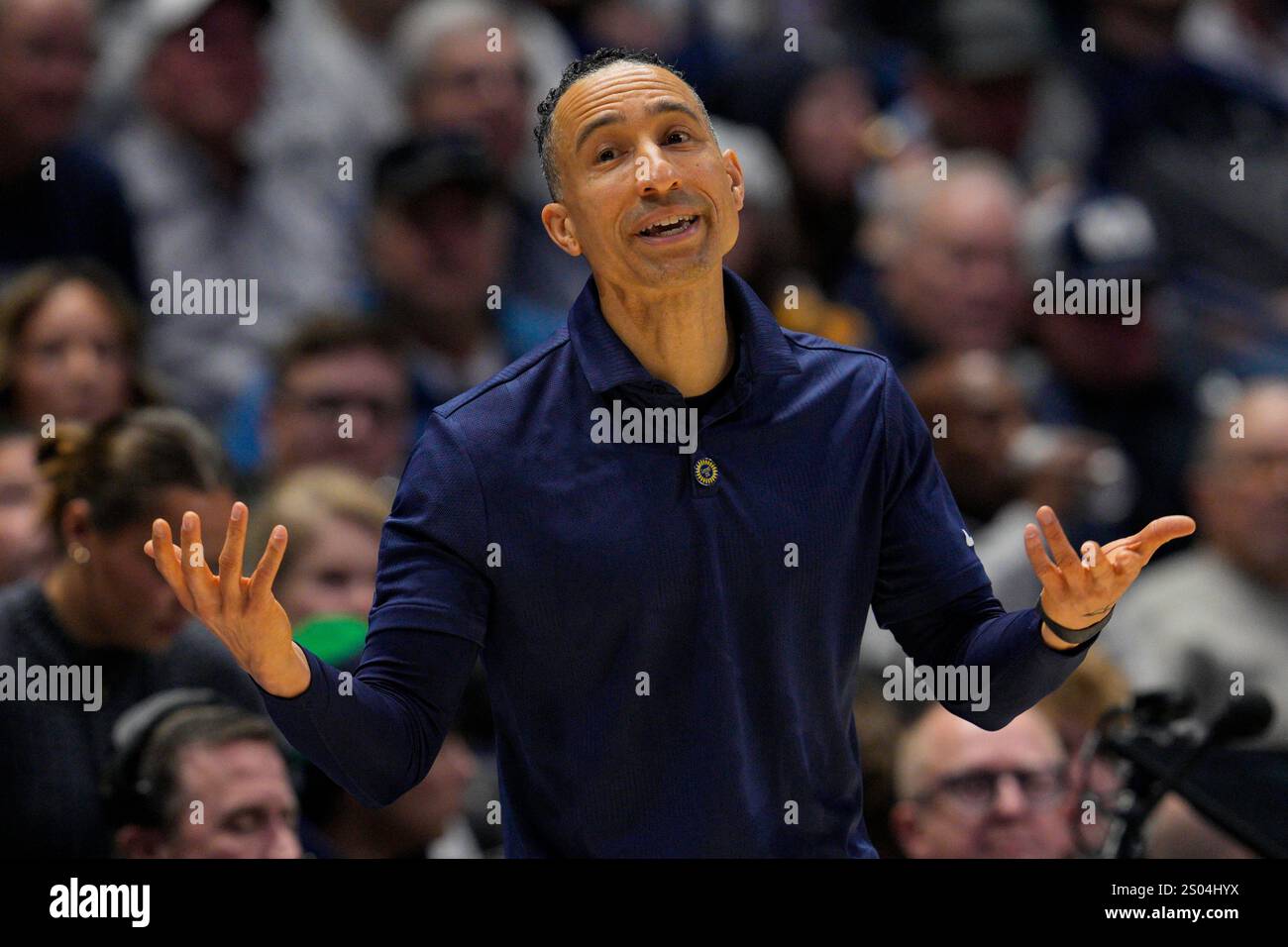 Marquette head coach Shaka Smart gestures during an NCAA college ...