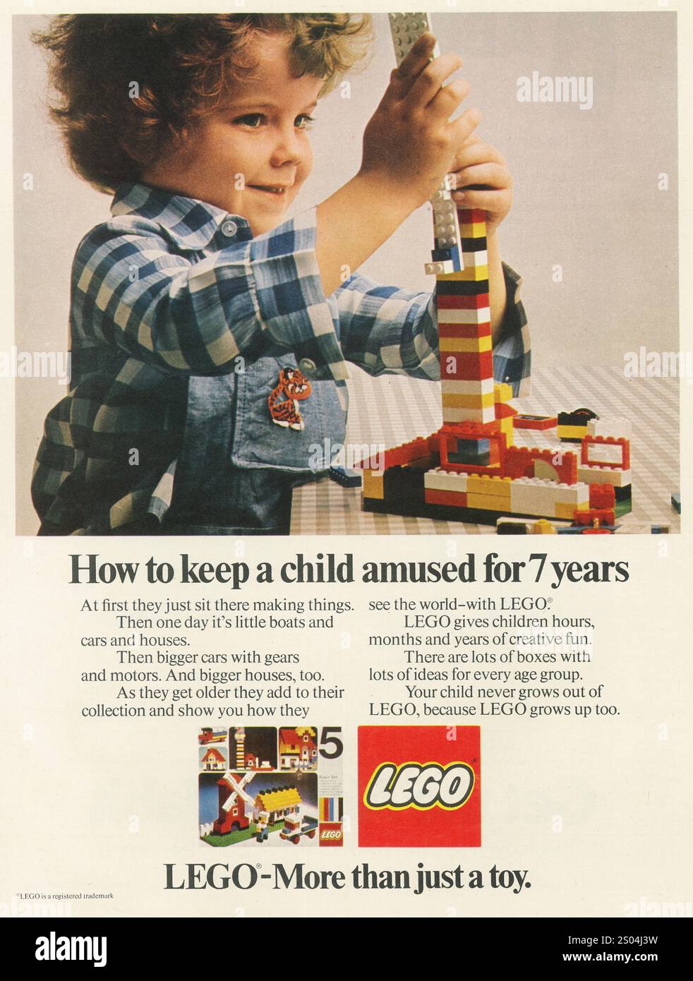 1973 UK Lego ad Stock Photo - Alamy