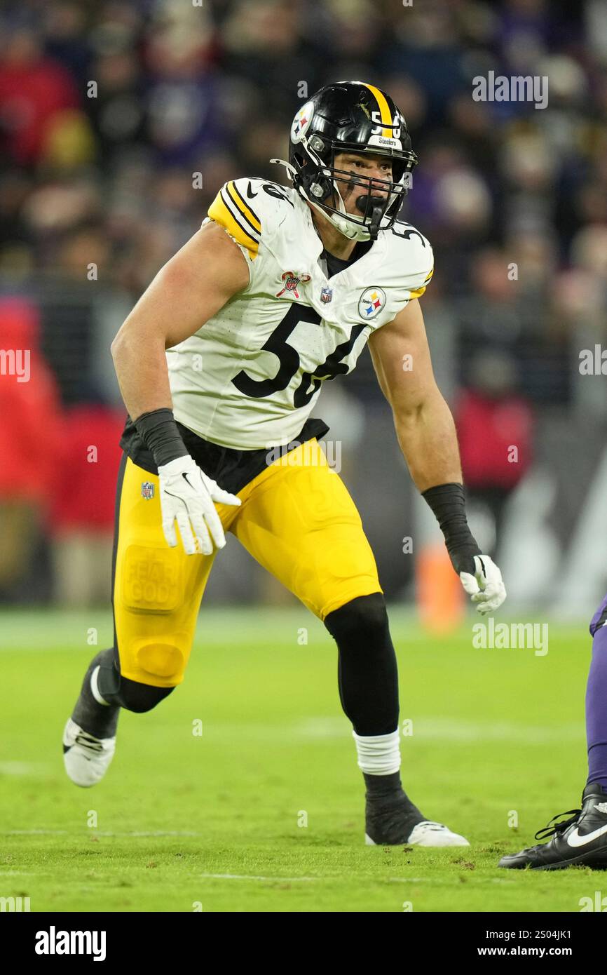 Pittsburgh Steelers linebacker Alex Highsmith (56) rushes the passer ...