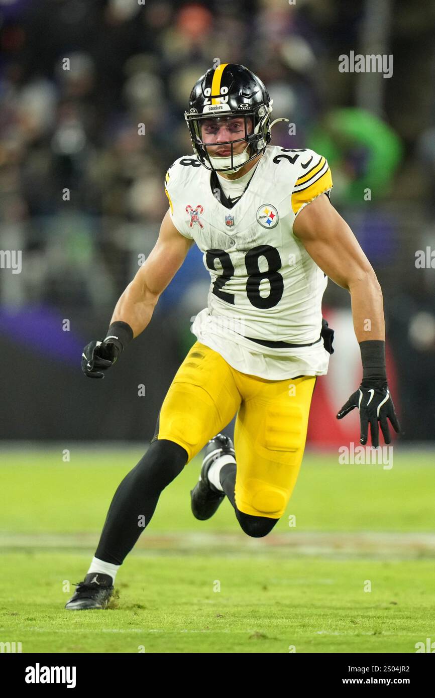 Pittsburgh Steelers safety Miles Killebrew (28) runs to the ball during ...
