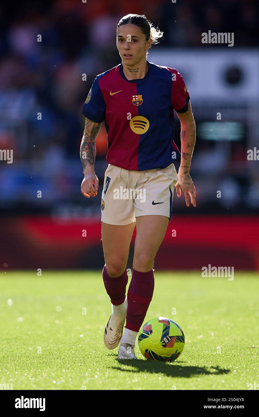 Mapi Leon of FC Barcelona seen in action during the match between ...
