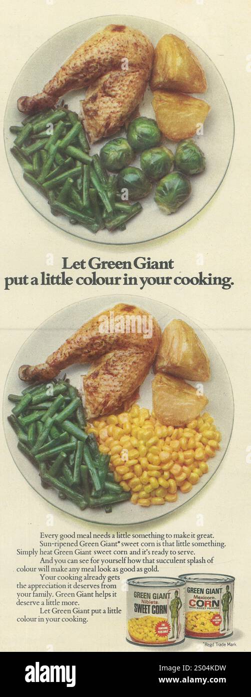 1970s green ad hi-res stock photography and images - Alamy