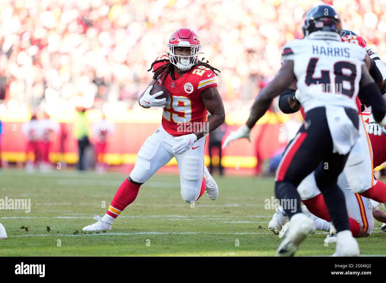 Kansas City Chiefs running back Kareem Hunt run during an NFL football ...